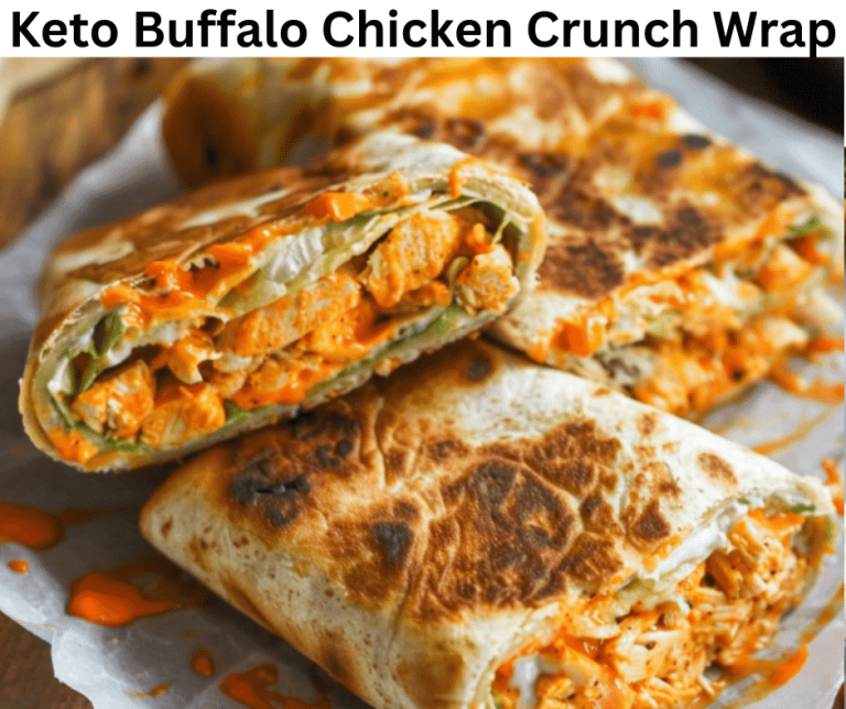 Buffalo Chicken Crunch Wrap - KETOOX | Family Recipes