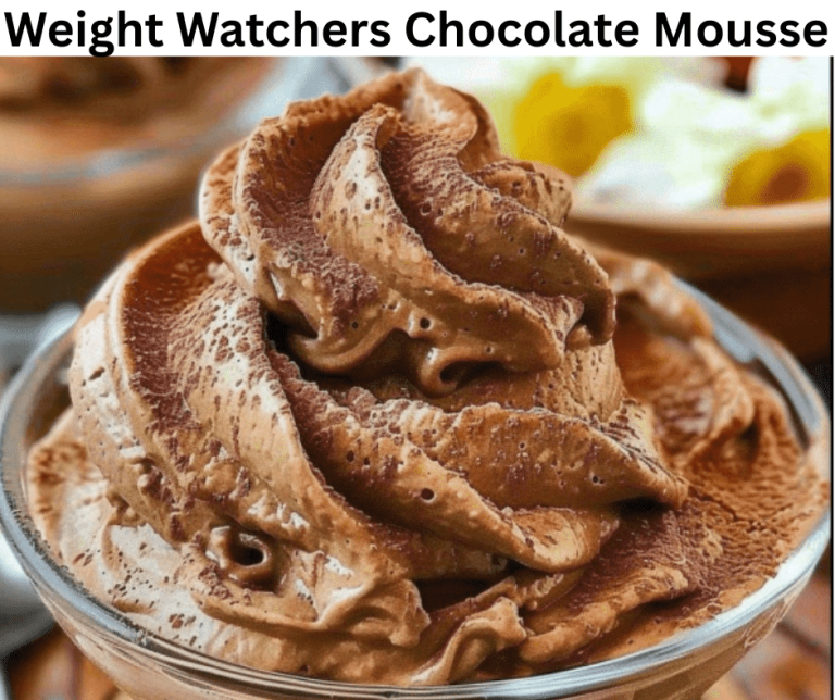 Weight Watchers Chocolate Mousse - KETOOX | Family Recipes