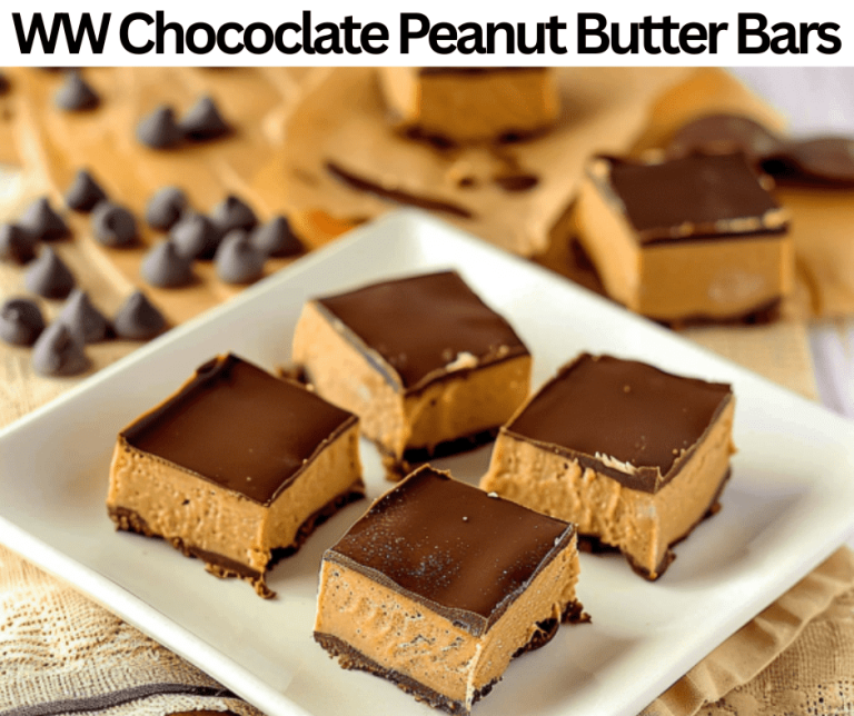 WW Peanut Butter Bars - KETOOX | Family Recipes