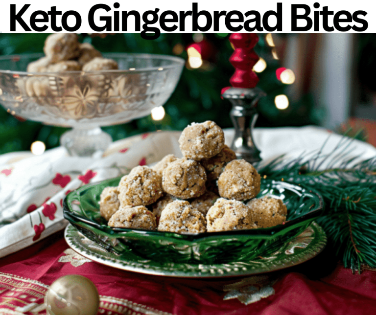 Keto Gingerbread Bites - KETOOX | Family Recipes