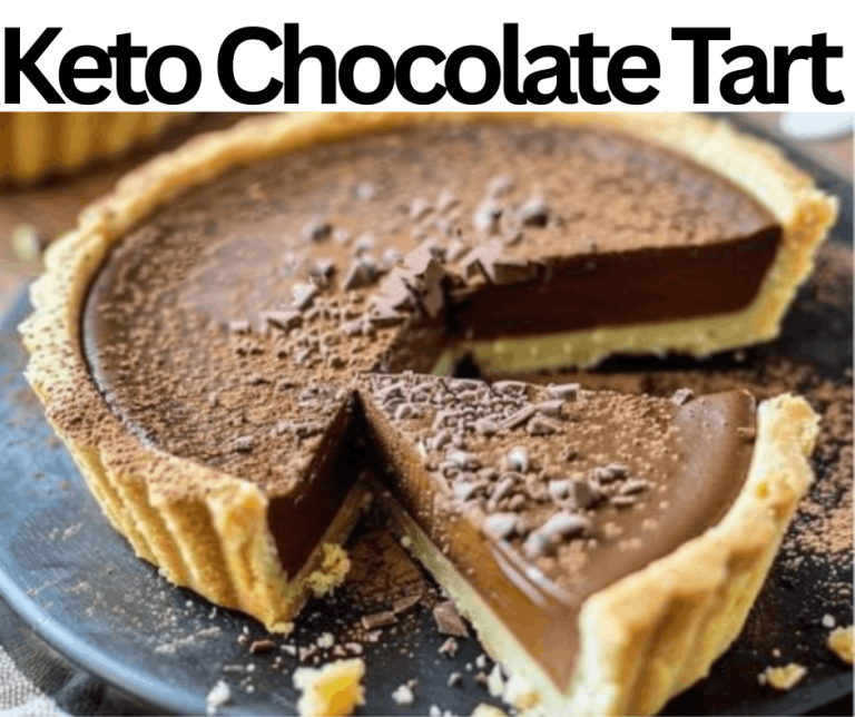 Keto Chocolate Tart - KETOOX | Family Recipes