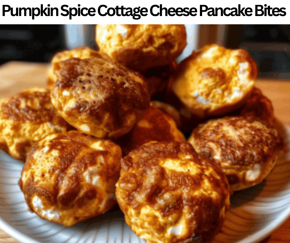 WW Pumpkin Spice Cottage Cheese Pancake Bites - KETOOX | Family Recipes