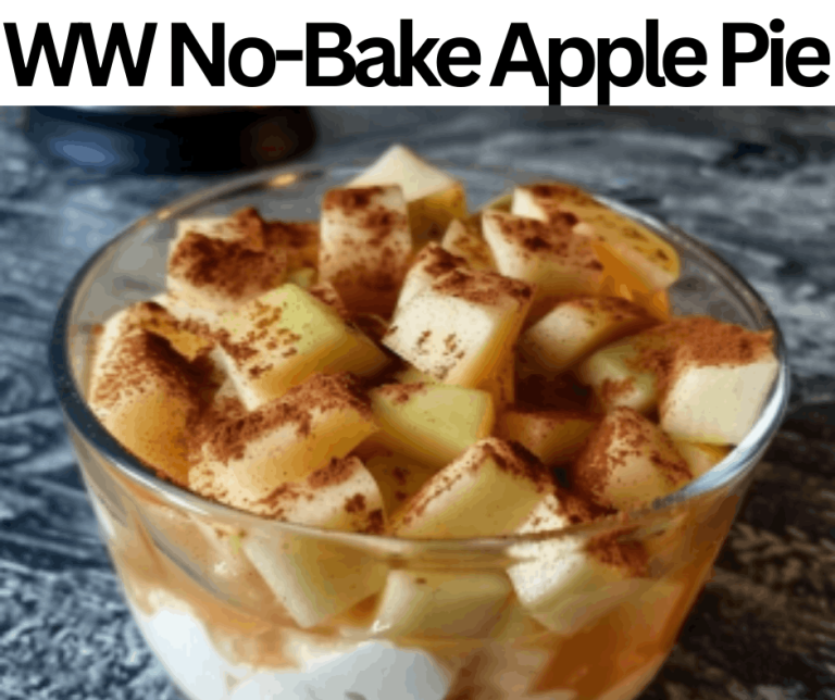 WW No-Bake Apple Pie - KETOOX | Family Recipes