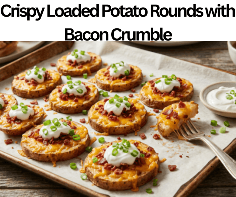 WW Crispy Loaded Potato Rounds with Bacon Crumble - KETOOX | Family Recipes