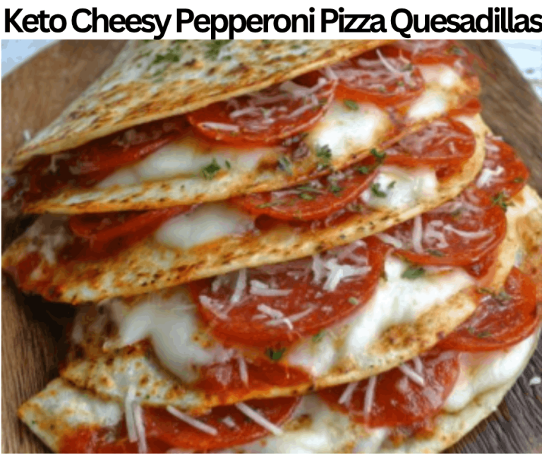 Keto Cheesy Pepperoni Pizza Quesadillas - KETOOX | Family Recipes