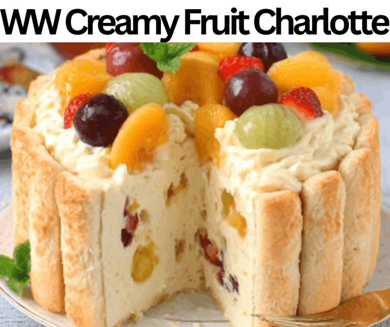 WW Creamy Fruit Charlotte - KETOOX | Family Recipes
