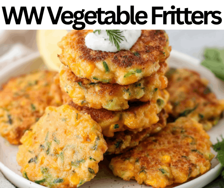 WW Vegetable Fritters - KETOOX | Family Recipes