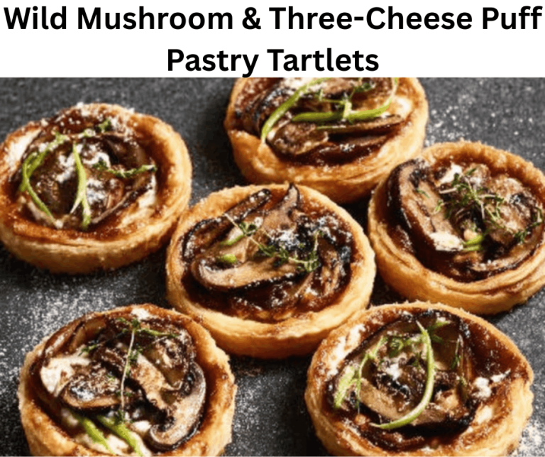 Keto Wild Mushroom & Three-Cheese Puff Pastry Tartlets - KETOOX ...