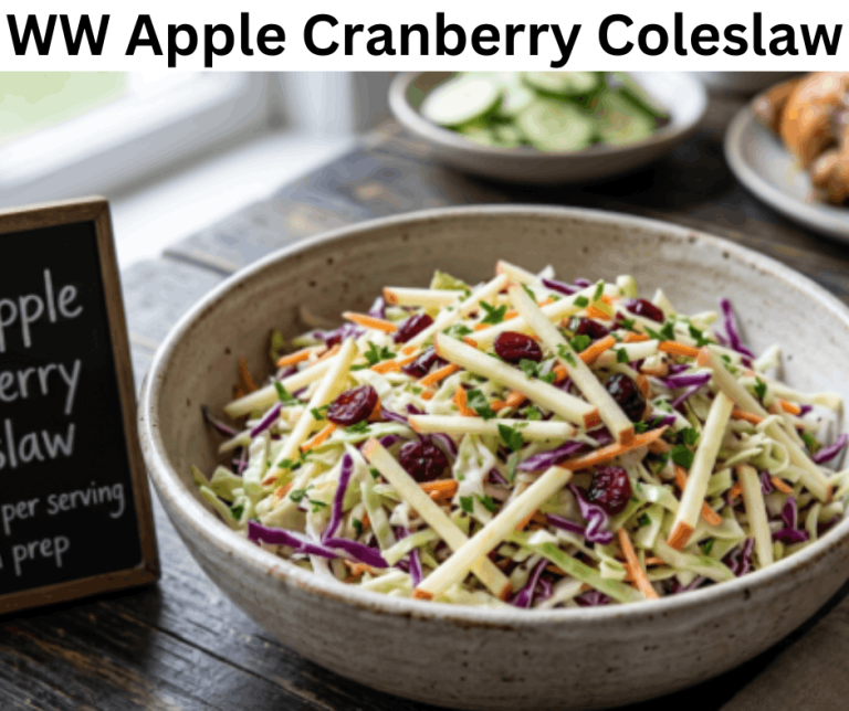 WW Apple Cranberry Coleslaw - KETOOX | Family Recipes