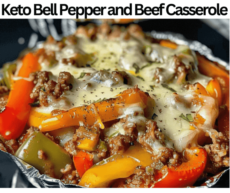 Keto Bell Pepper and Ground Beef Casserole - KETOOX | Family Recipes