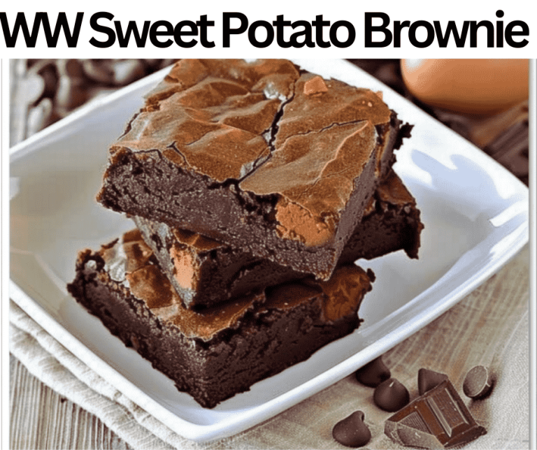 WW Sweet Potato Brownie - KETOOX | Family Recipes